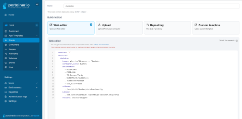 Installation DuckDNS avec Docker