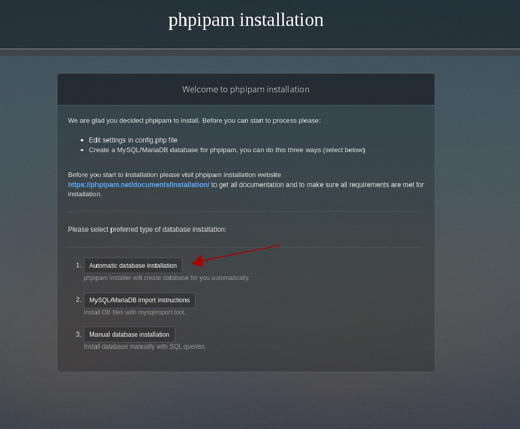 Installation phpIPAM avec Ansible